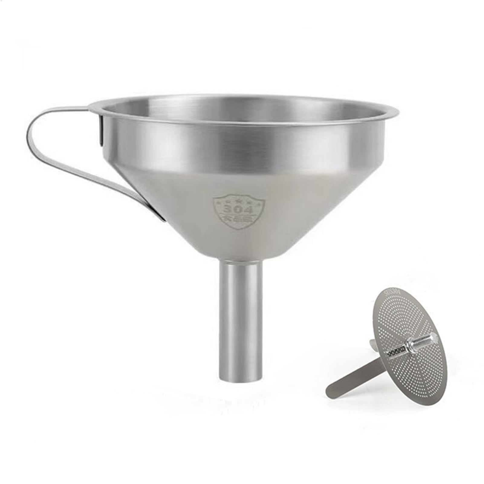 Resin Funnel,Handle Smooth Pathway 3d Silver Removable Filter Net 304 ...