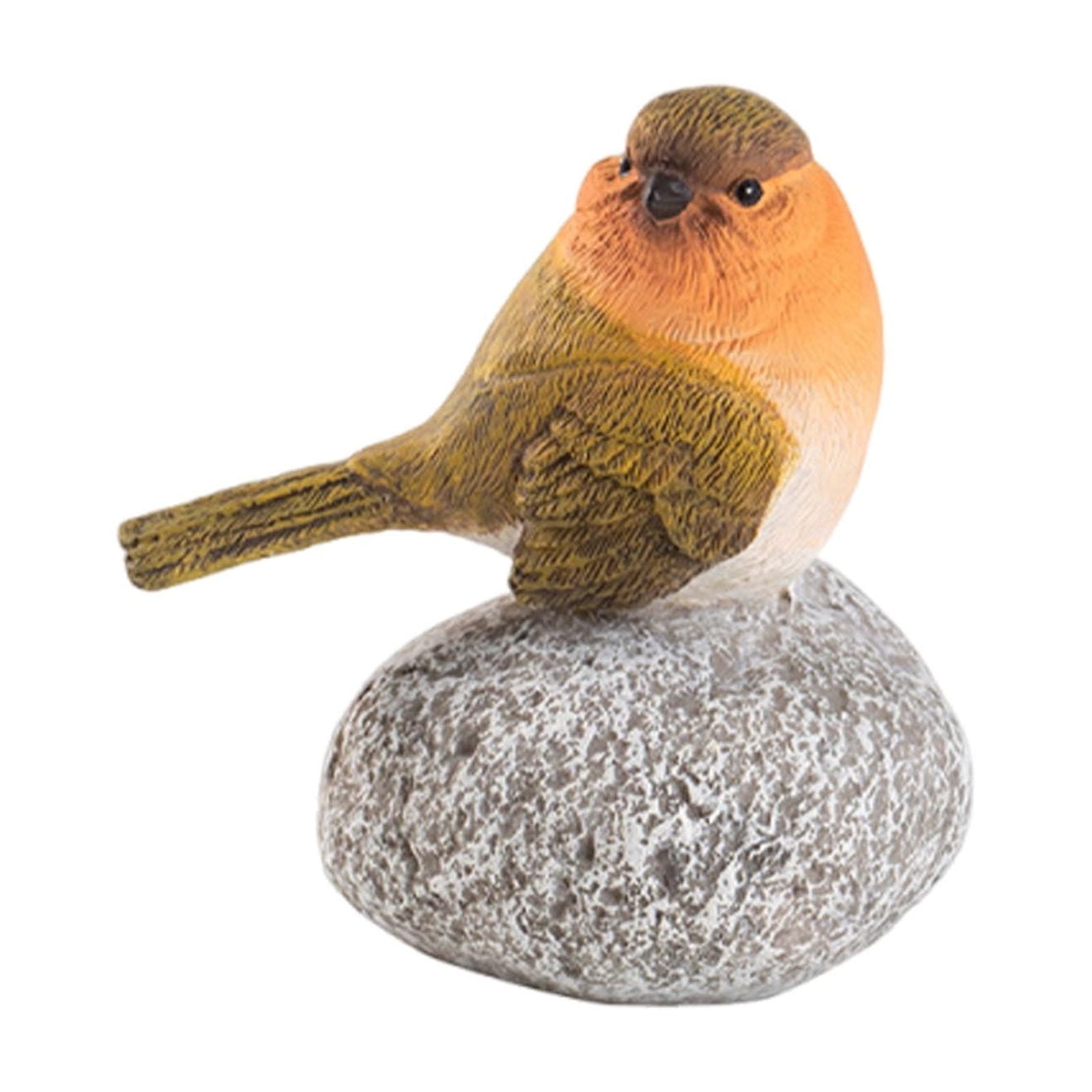Resin Garden Bird Figurine Outdoor Patio Decor Spring Summer Yard Lawn ...
