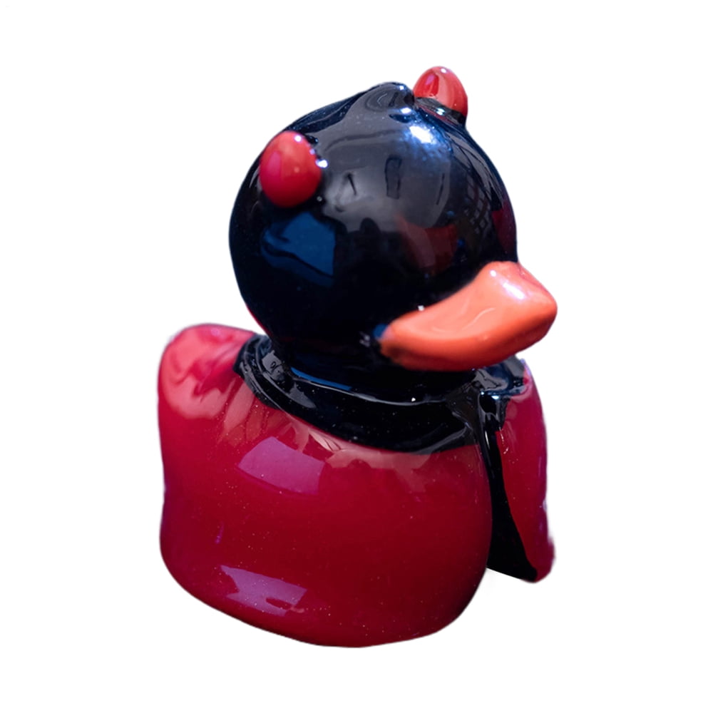 Resin Garden Duck with a Gothic Twist: The Pumpkin Ghost Demon Duck ...