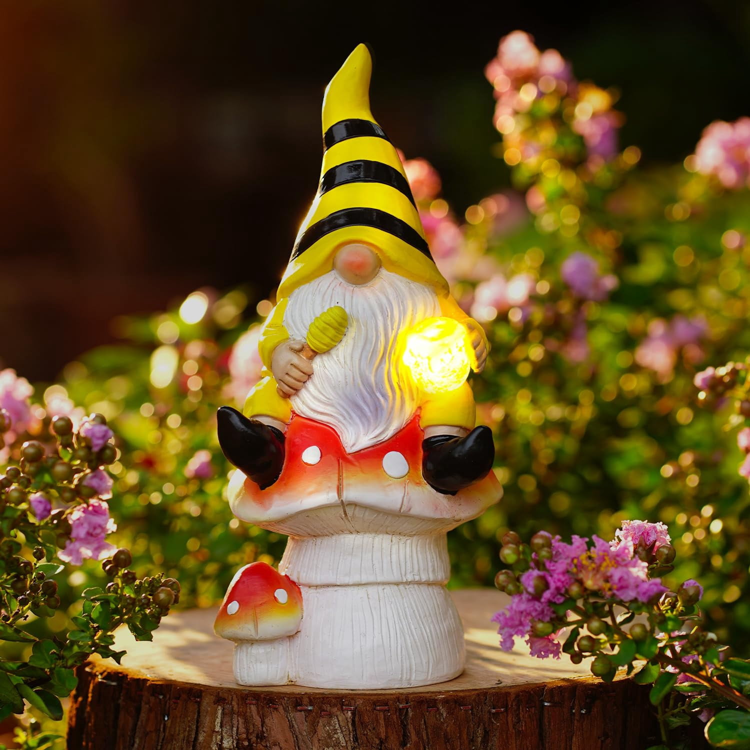Resin Garden Figurine With Butterfly Decoration Waterproof Outdoor ...