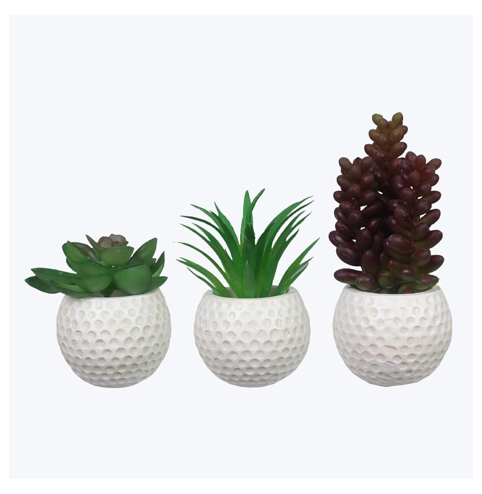 Resin Garden Mini Golf Planter with Artificial for Home Décor, 3 Inches ...