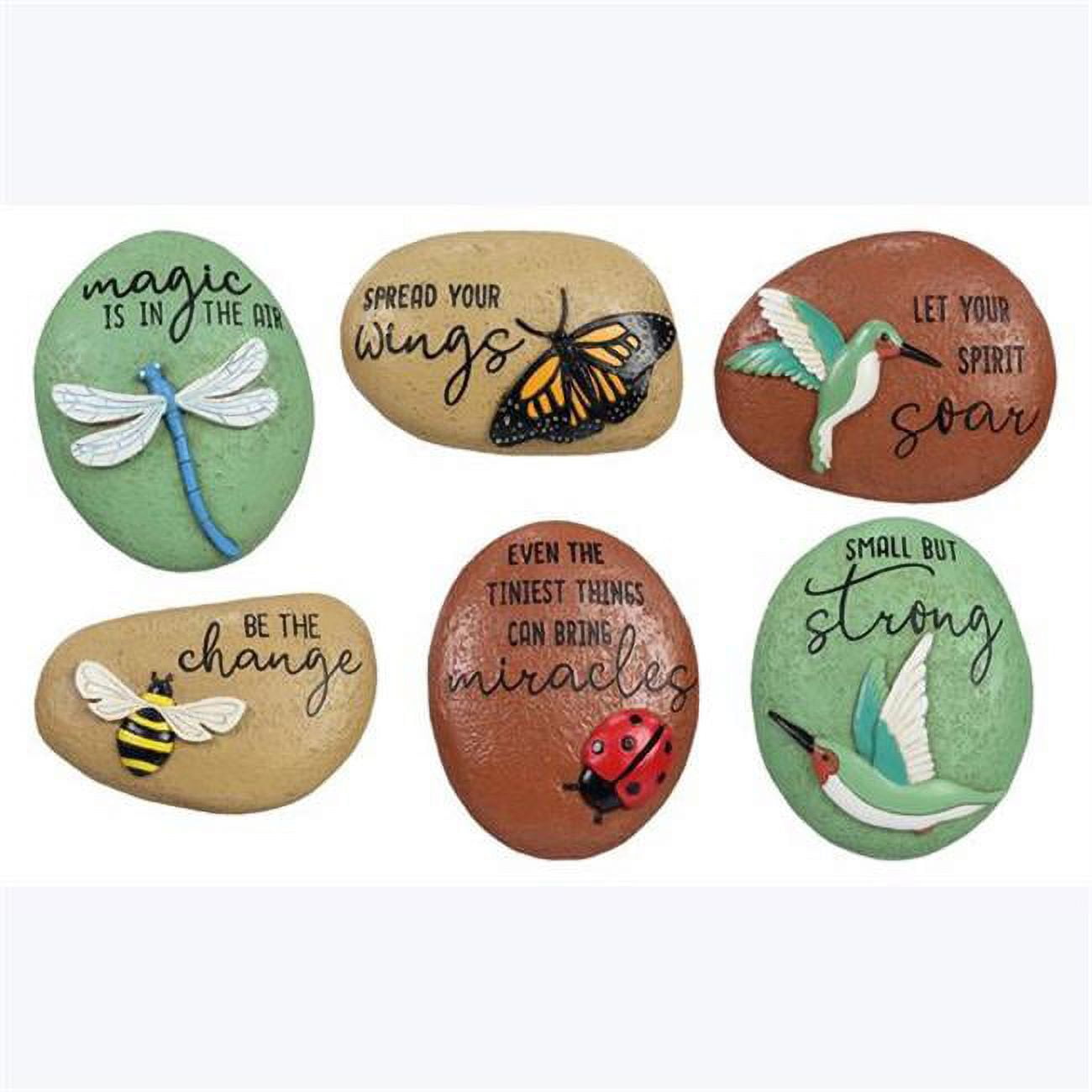 Resin Garden Stone with Embossed Animals, 6 Assorted - Walmart.com