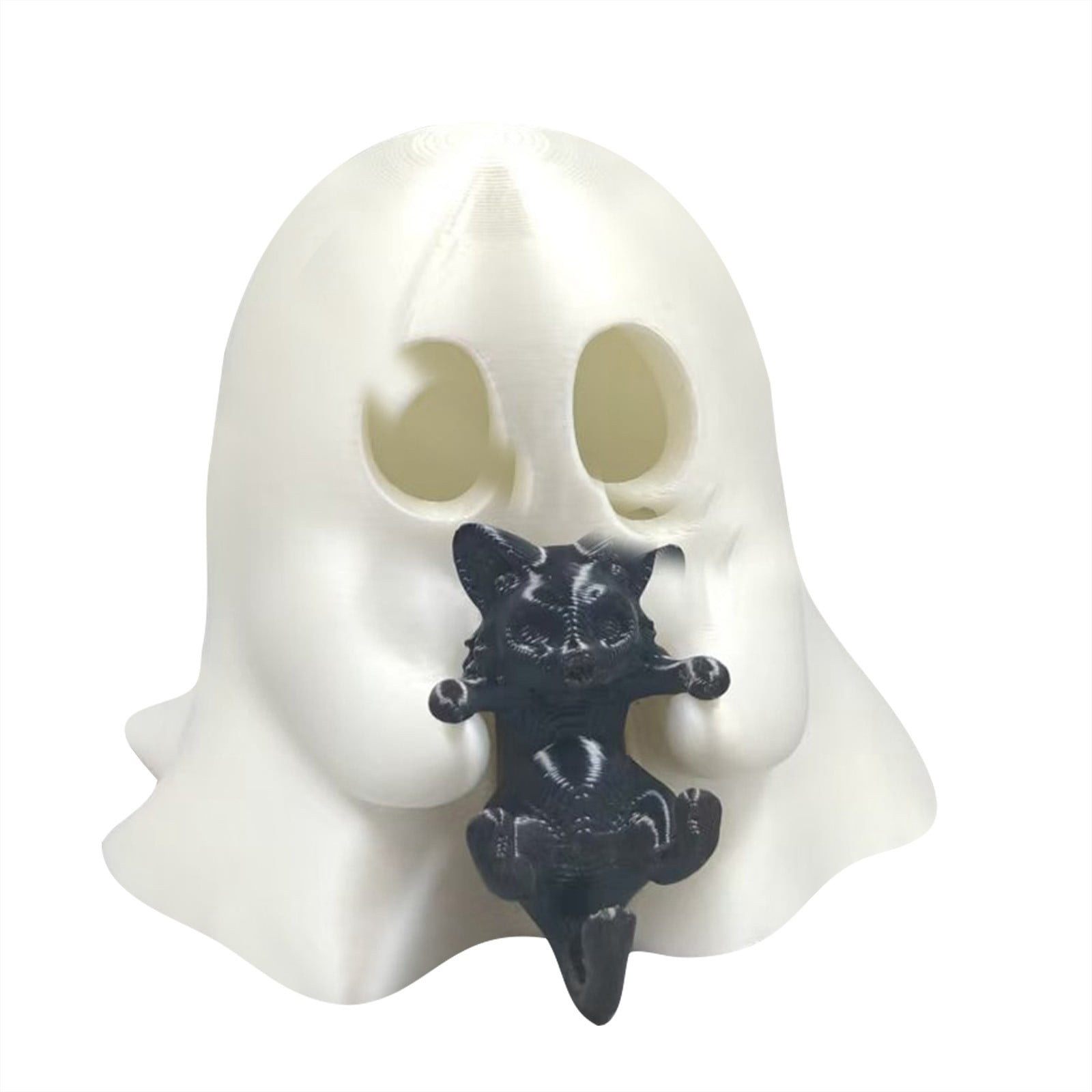 Resin Ghost Statue Small Scary Halloween Ghost Sculpture Figurine Rude ...