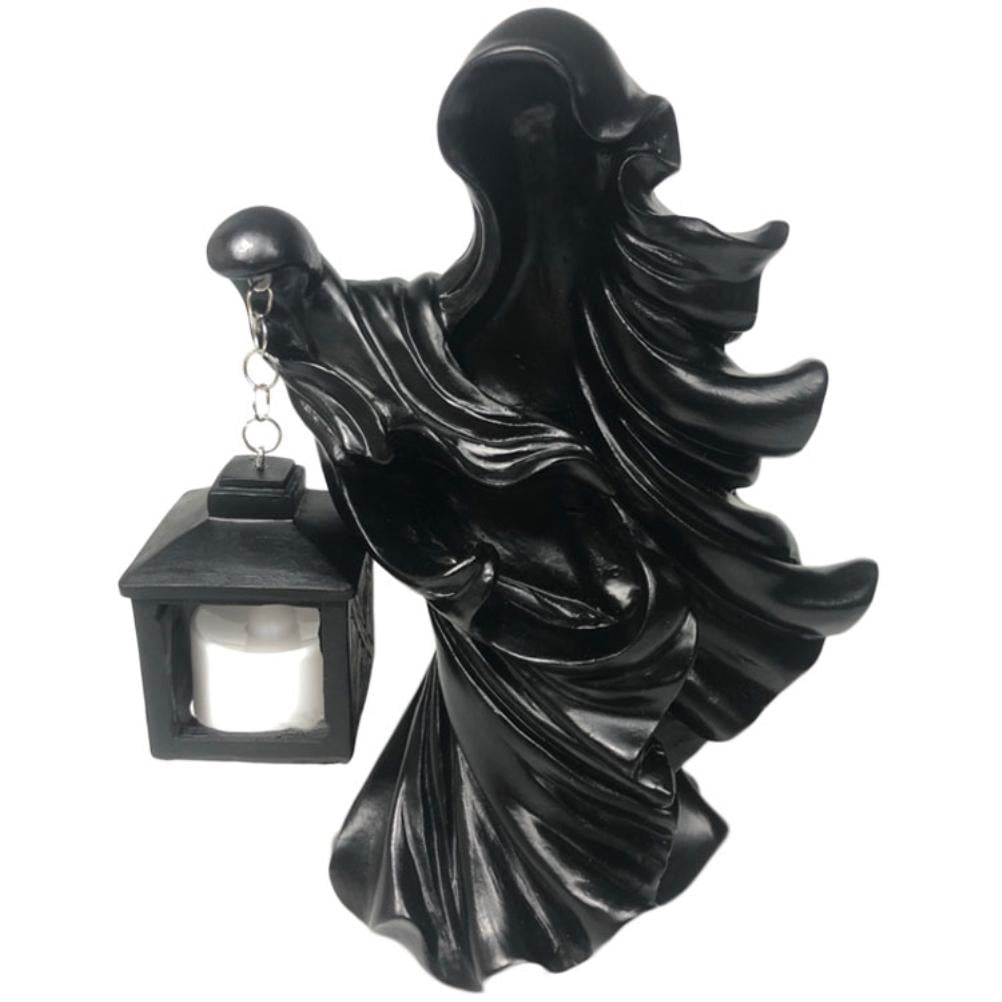 Resin Ghost With Lantern Resin Ghost Hell Messenger Statue Halloween ...