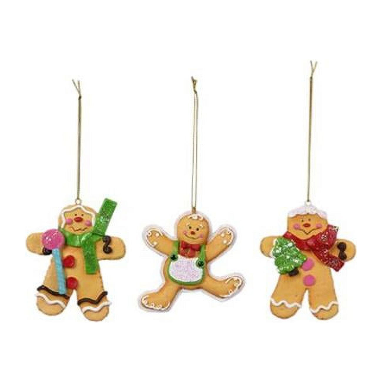 Resin Gingerbread Man, Assorted Color - 3 Piece - Walmart.com