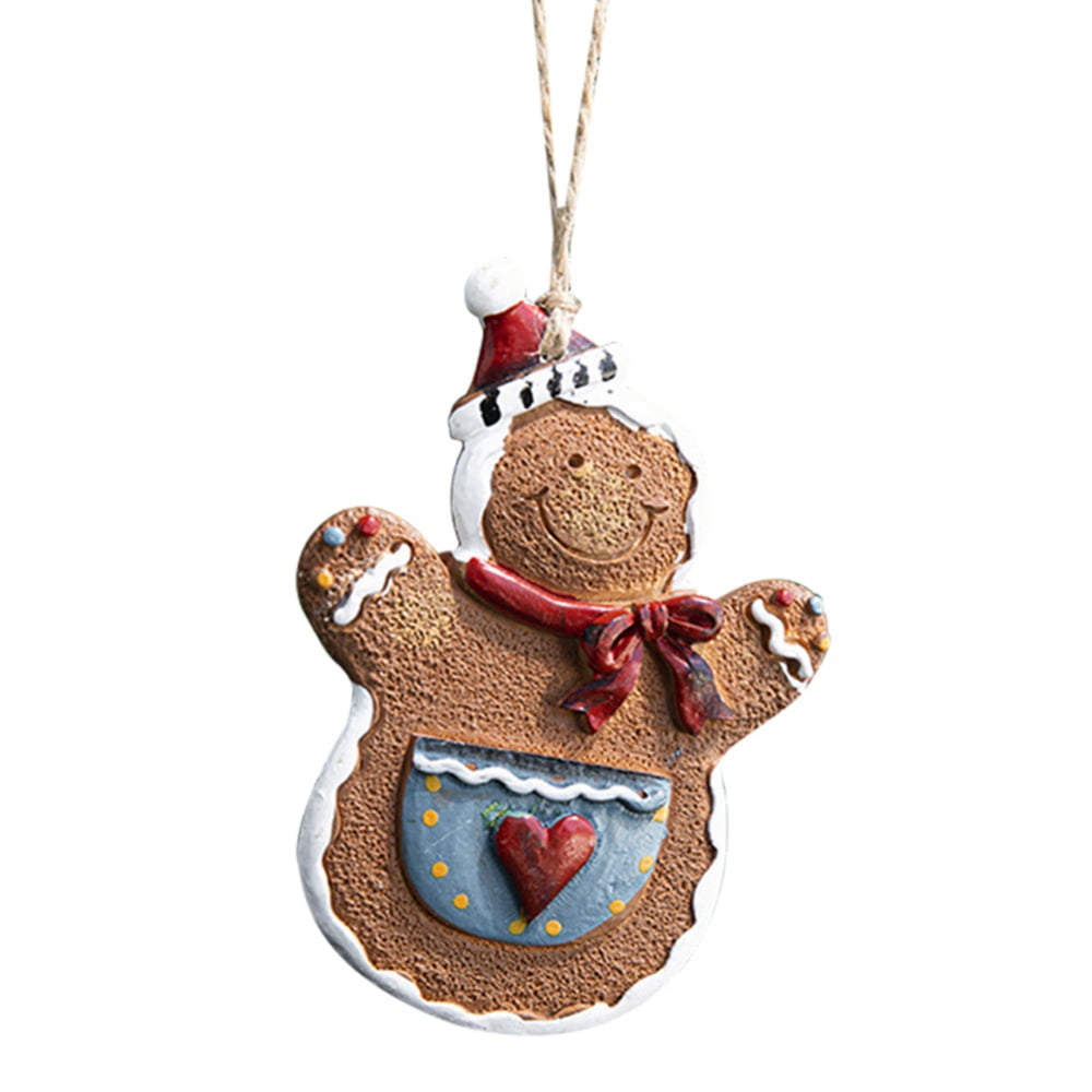 Resin Gingerbread Man Decoration for Christmas Decorations,Rich Ssorted ...