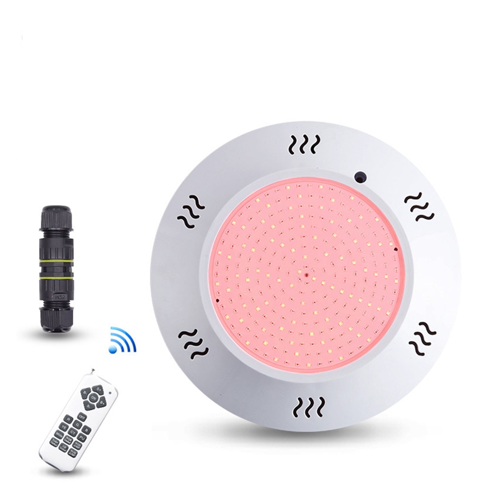 Resin Glue-filled Swimming Pool Light Led Underwater Wall Lamp 12V Colorful Color-changing Pool ...