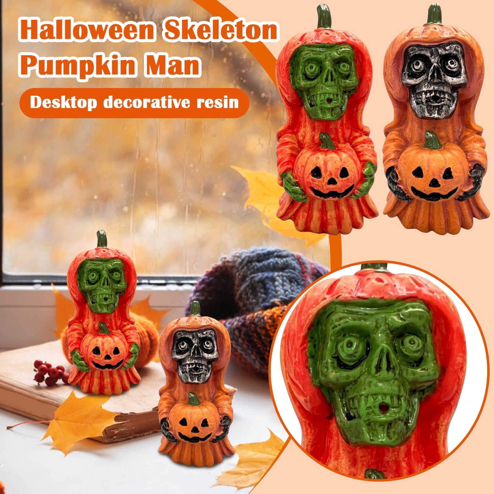 Resin Halloween Table Sign 2026 Desk Gadgets 2026 Halloween Table Decor ...