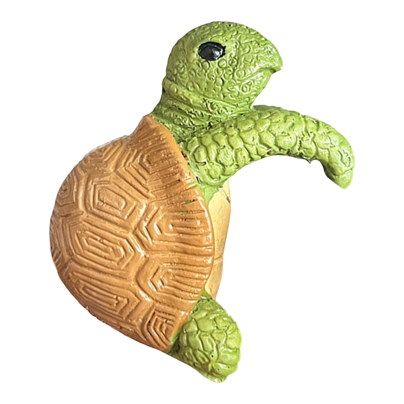 Resin Hanging Turtle Statue, Pot Hugger Climbing Flower Pot Sculpture ...