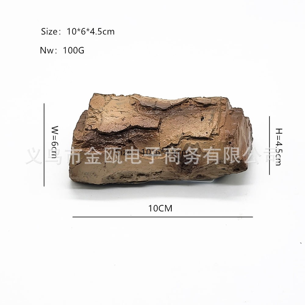 Resin Hidden Key Storage Box Simulation Stone Yard Storage Keys Holder ...