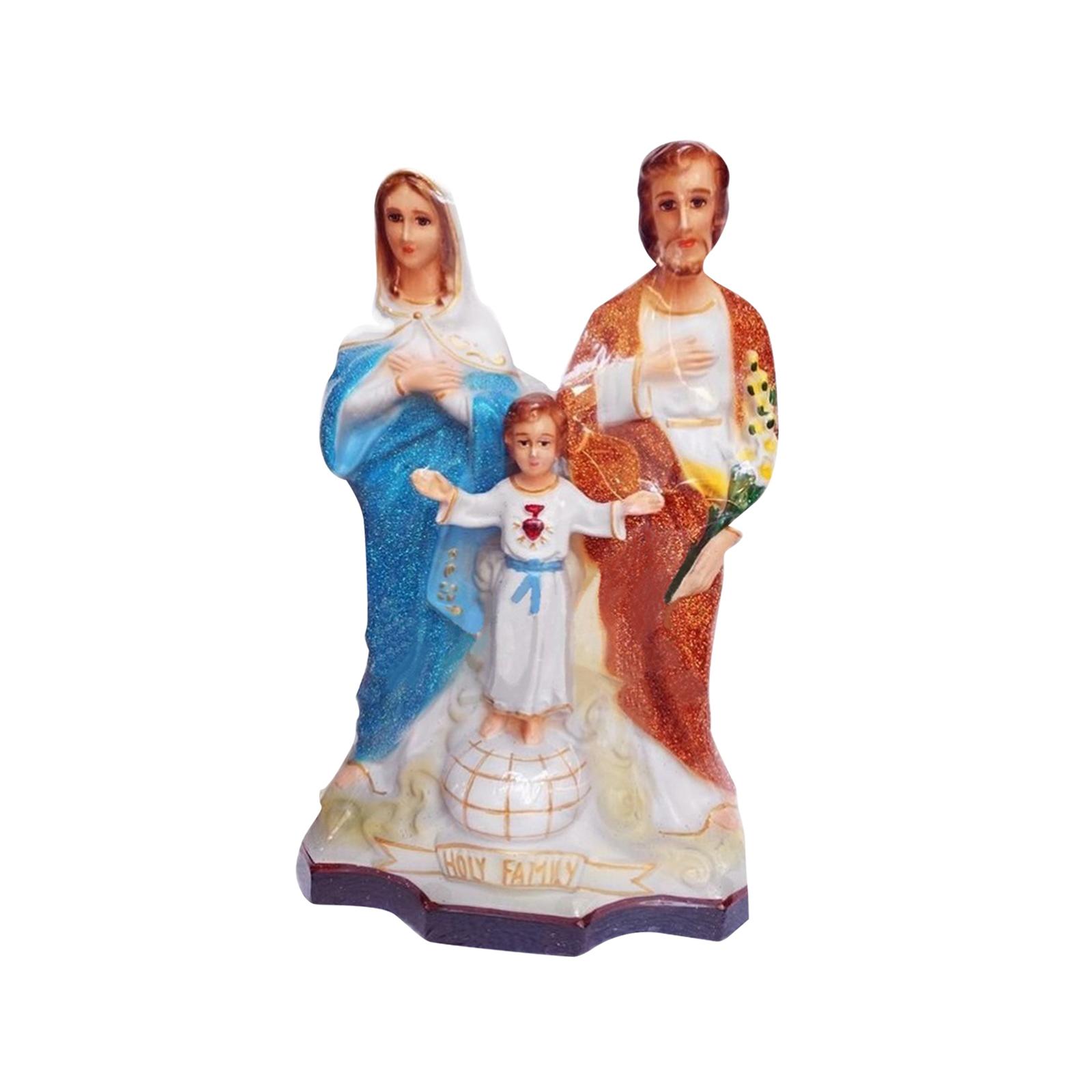 Resin Holy Family Statue Resin Statue Figurine Home Decor Catholic ...