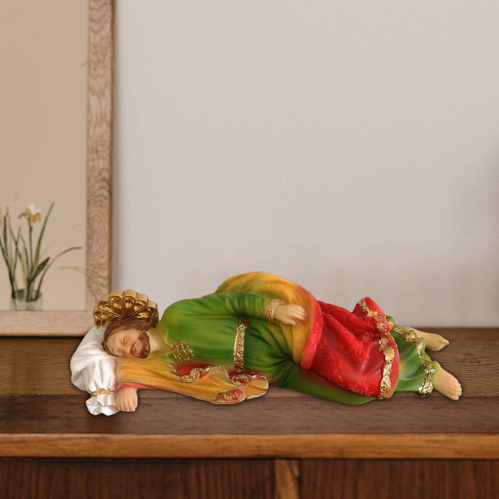 Resin Jesus Joseph Statue, Sleeping Joseph Statue, Crafts Desk Display ...