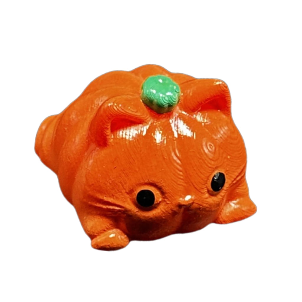 3D Printed Pumpkin Kitten Resin Keycap For Mechanical Keyboards Unique ...