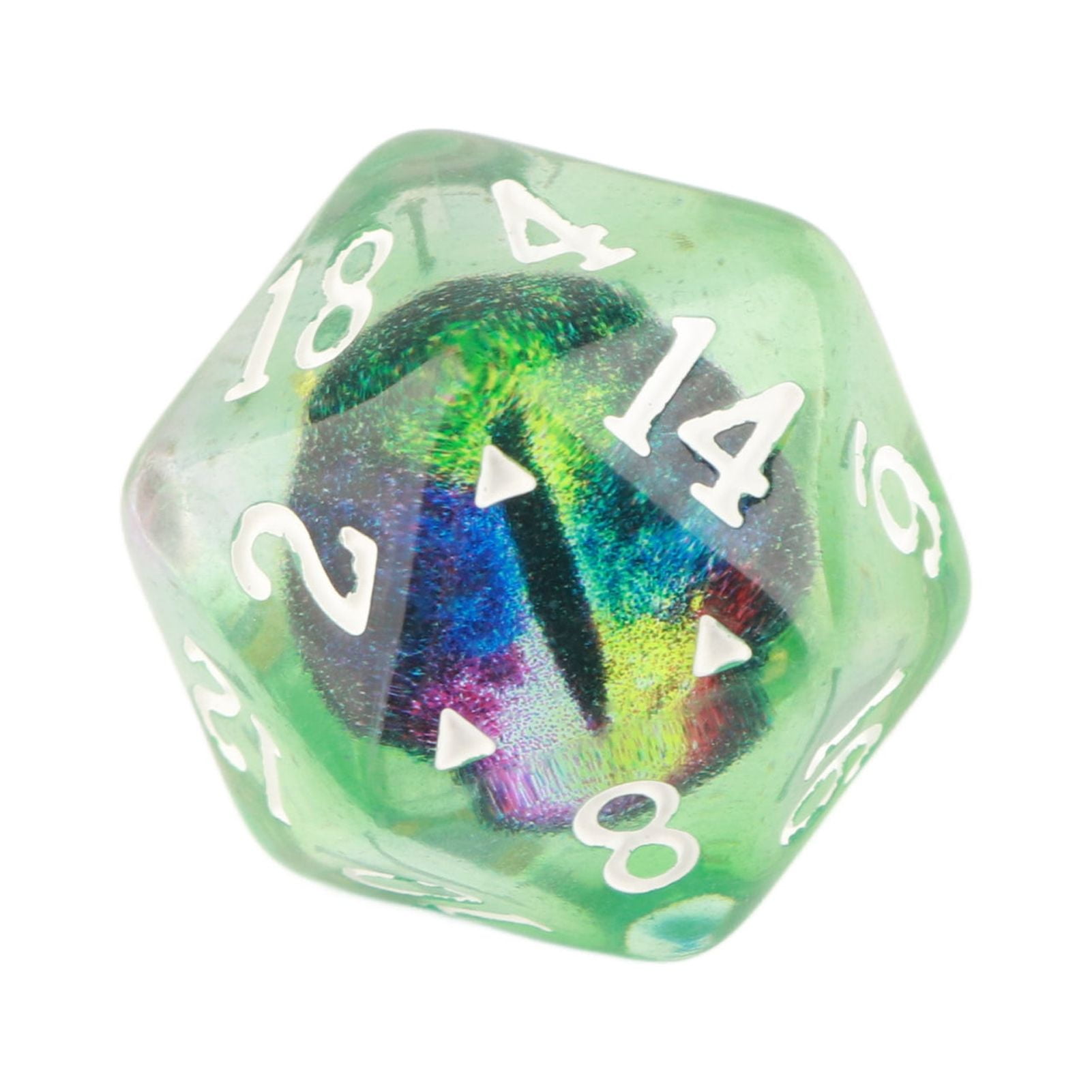 Resin Lifelike Dragon Eye Dice Set Crystal Dice for Various Board Games ...