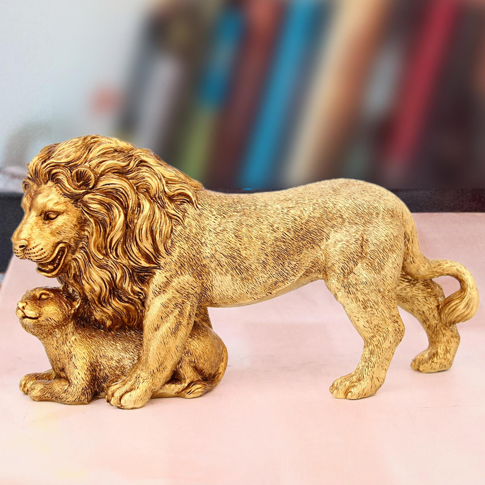 Resin Lion Statue, Home Decoration Modern Craft Gifts Art Decor ...