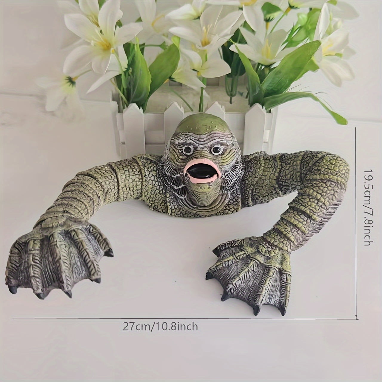 Resin Lizard Man Collectible Figurine, Creature from the Black Lagoon ...