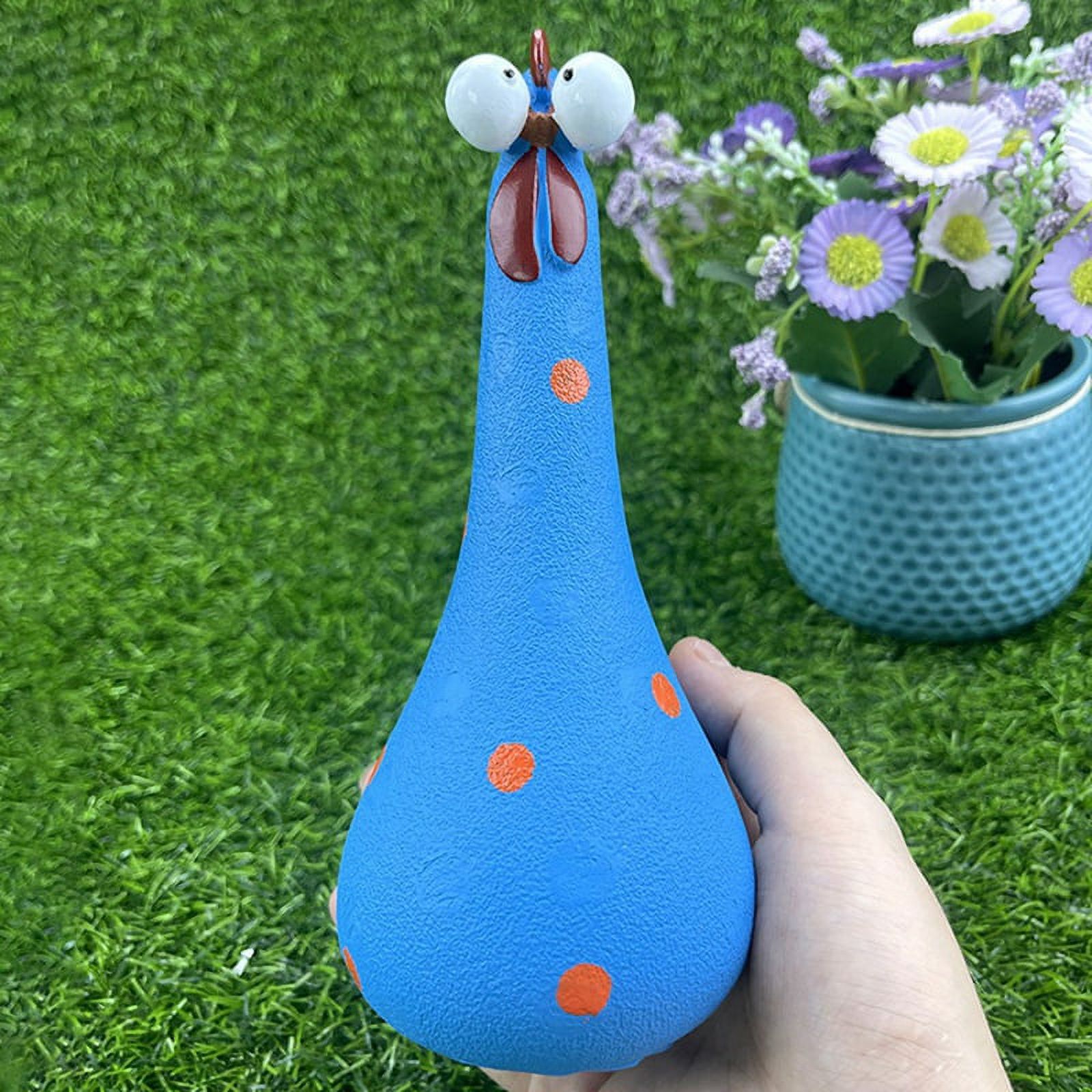 Resin Long Neck Chicken Ornaments for Garden Courtyard Outdoor ...