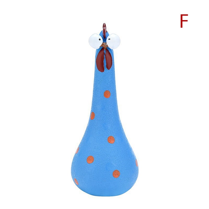 Resin Long Neck Chicken Ornaments for Garden Courtyard Outdoor ...