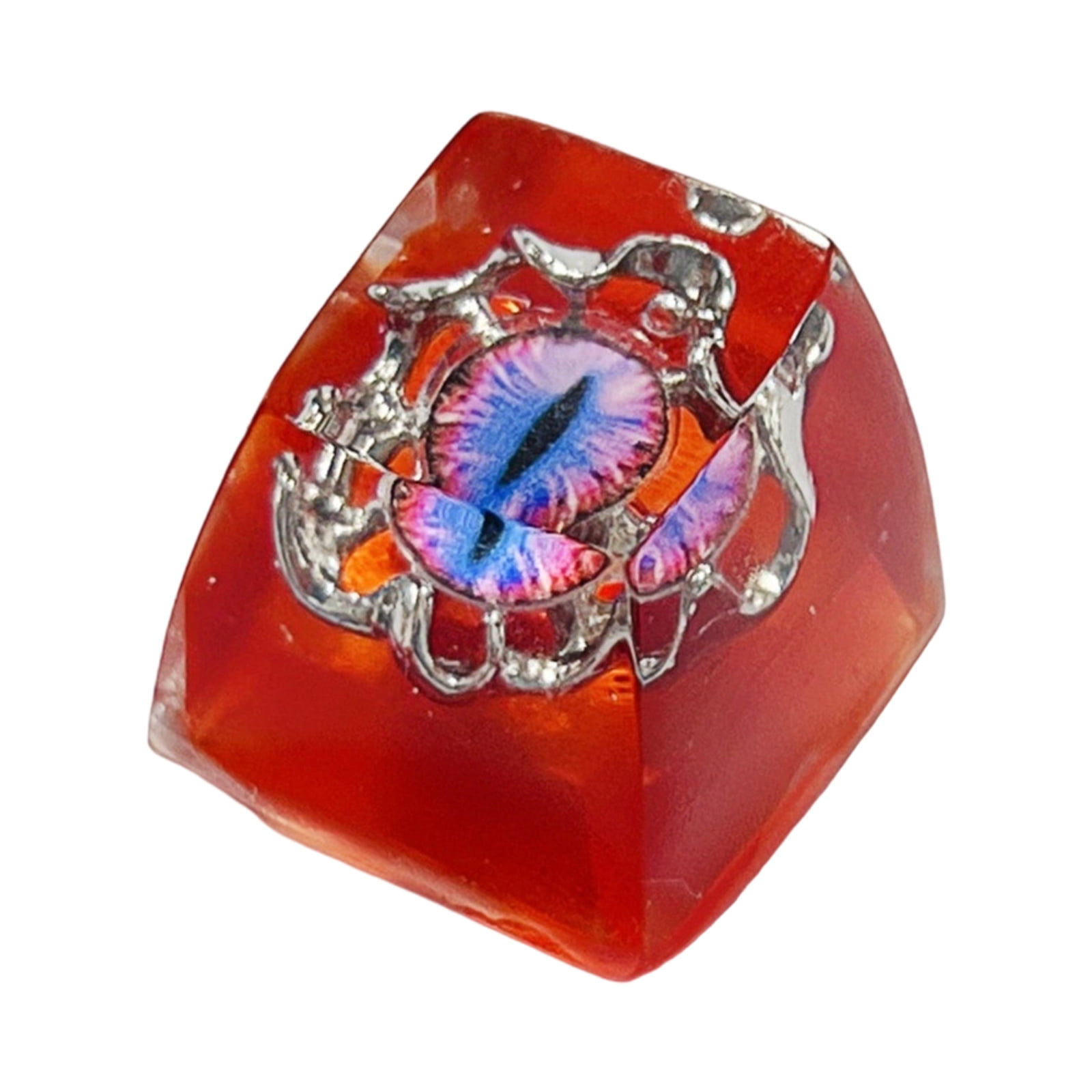 Resin Mechanical Keypad Keycap Cartoon Eye Pattern Height Translucent ...