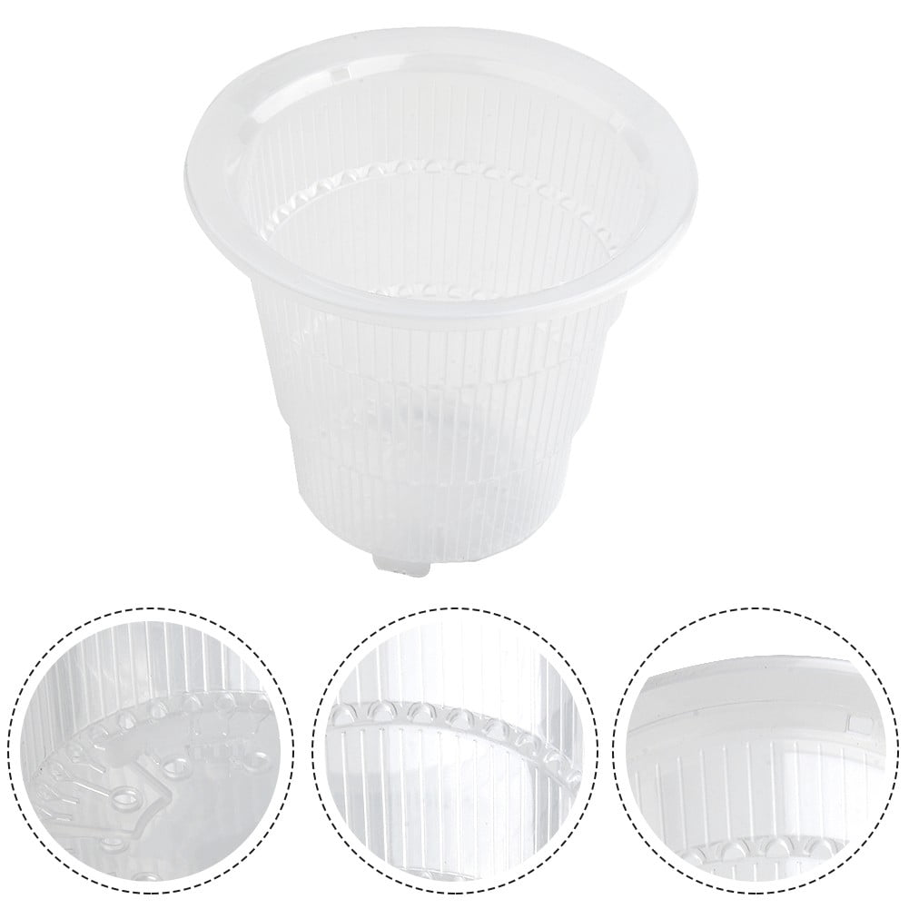 Resin Mesh Pot Clear Orchid Flower Planter Container Home Gardening ...