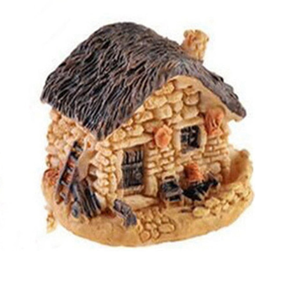 Resin Miniature Stone Houses Rustic Building for Micro Landscape ...