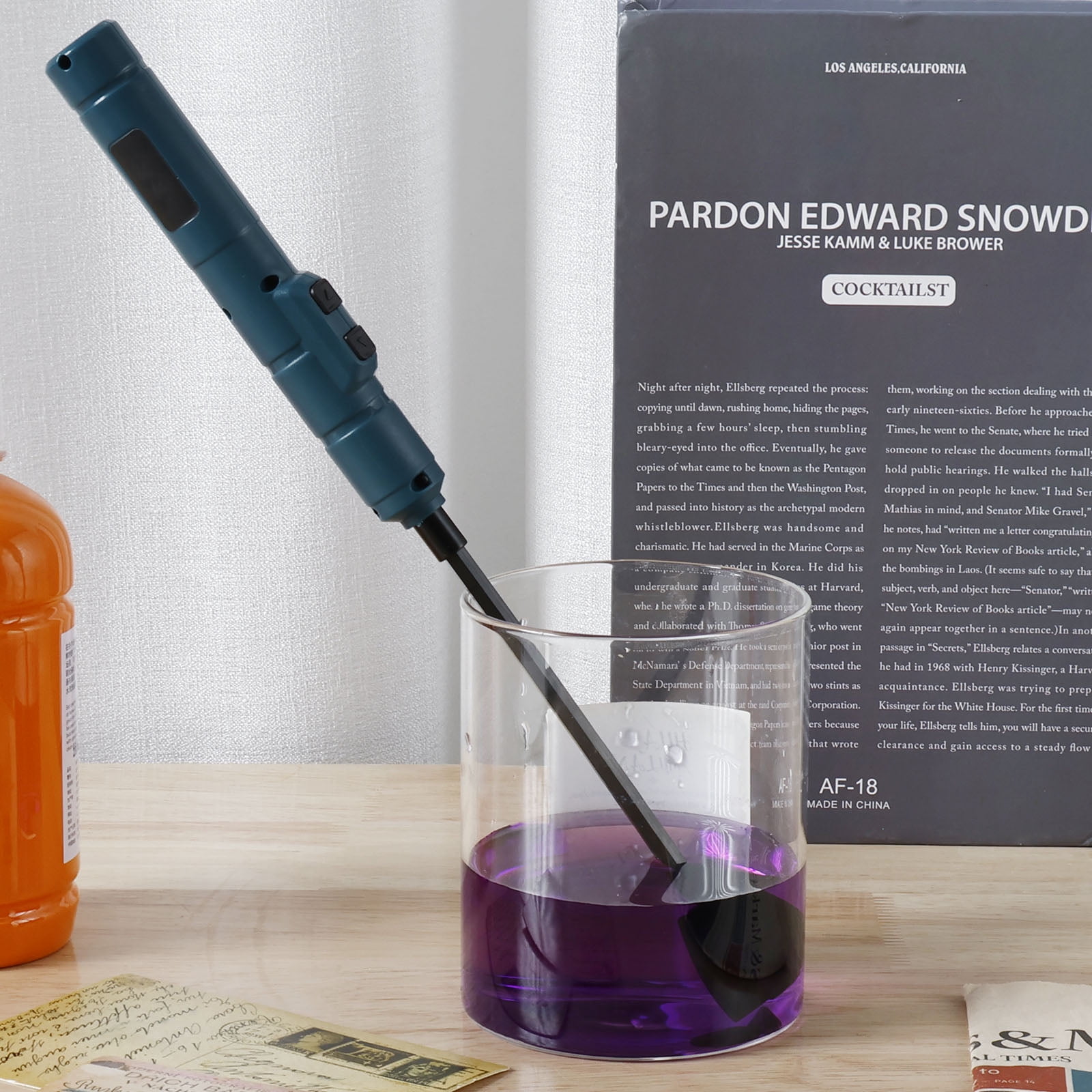 Resin Mixer with Epoxy Mixer Paddle Rechargeable Epoxy Resin Mixer ...