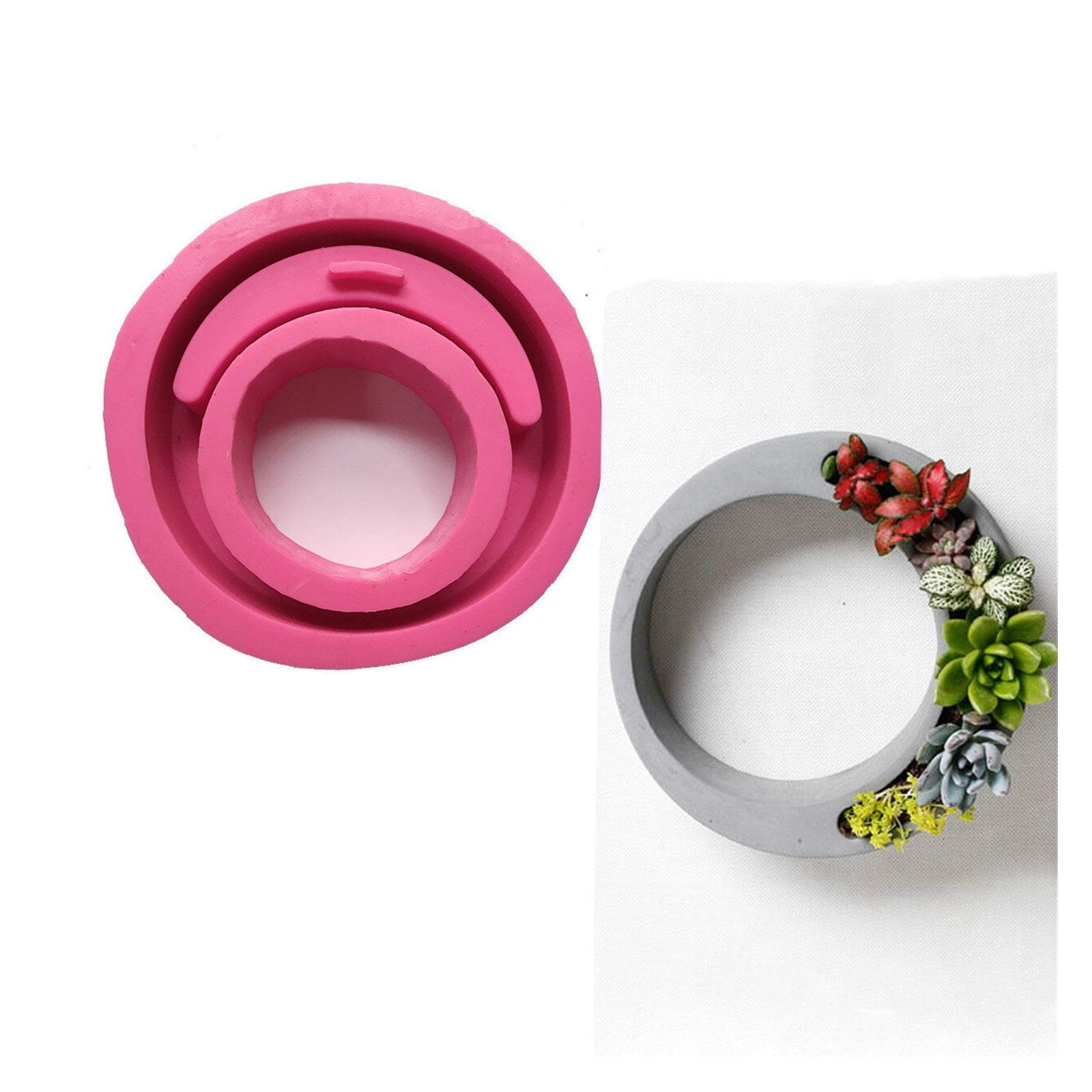 Resin Mold Concrete Planter Pen Rack Holder Epoxy Resin Molds Desktop ...