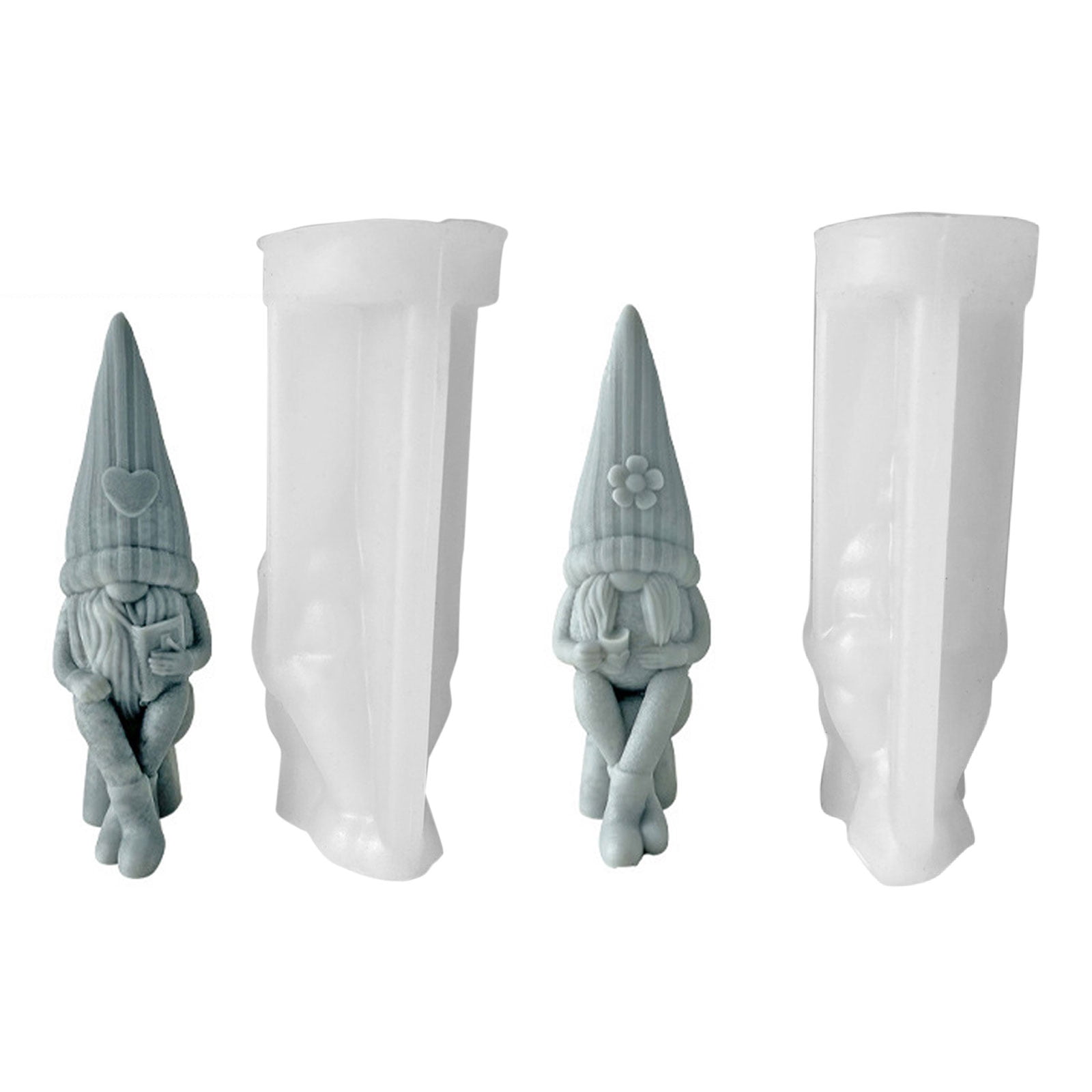 Resin Molds Making Mold Beard Old Man Dwarf Silicone Mold for Home ...