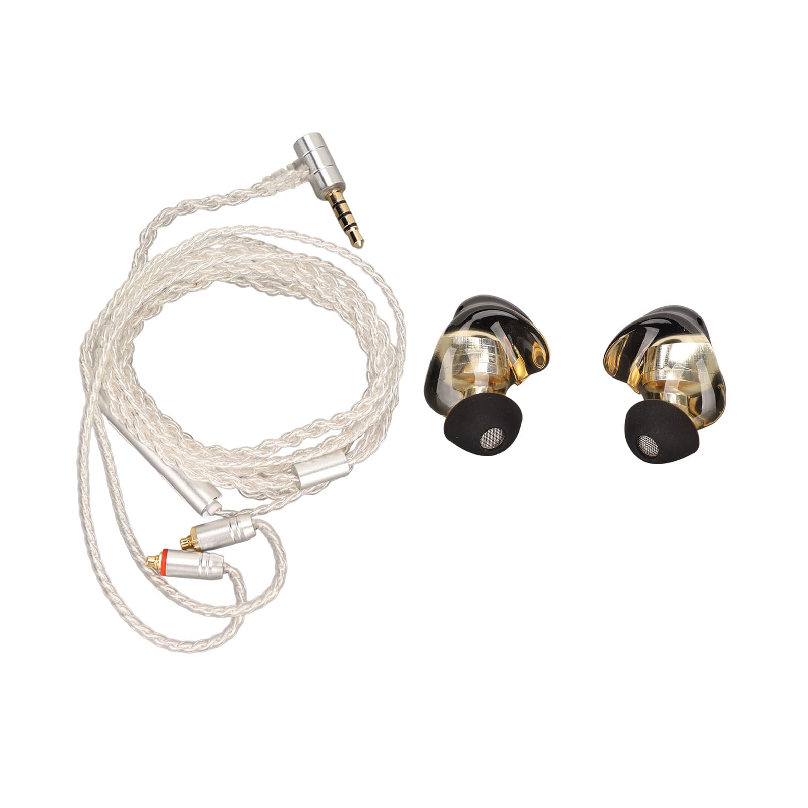 Resin Monitor Earphones, Pure Copper Graphene Unit Rugged Resin Housing ...