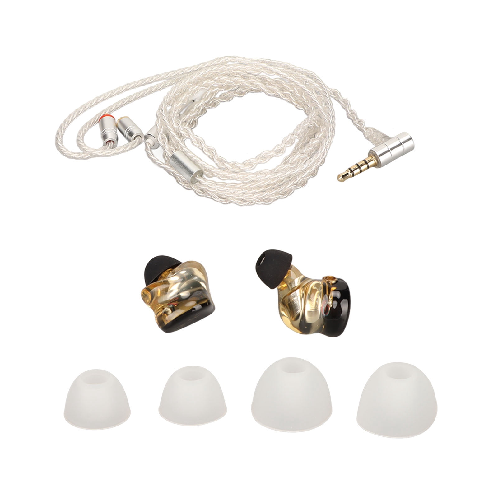 Resin Monitor Earphones Pure Copper Graphene Unit Wired Headphone with ...