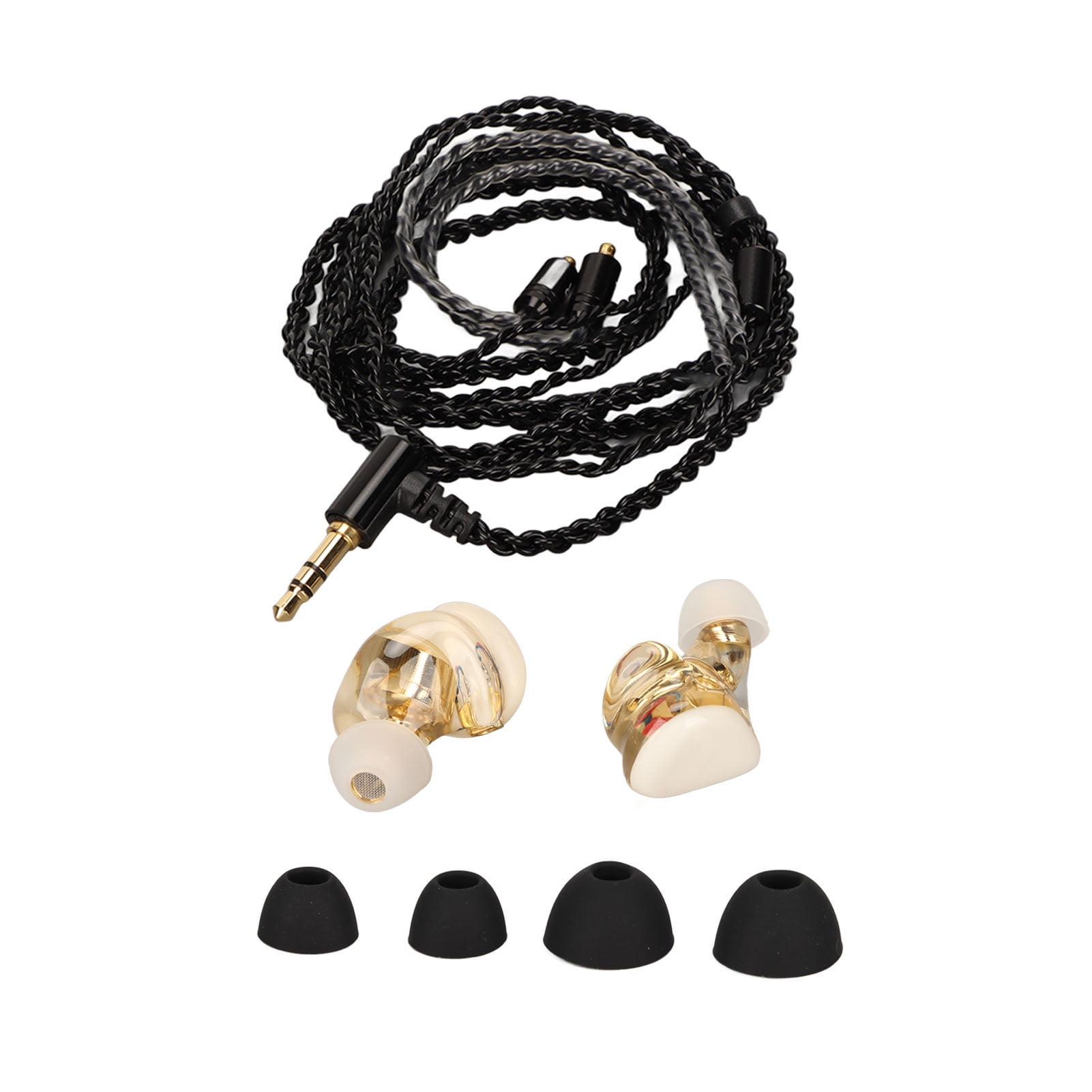 Resin Monitor Earphones Pure Copper Graphene Unit Wired Headphone with ...