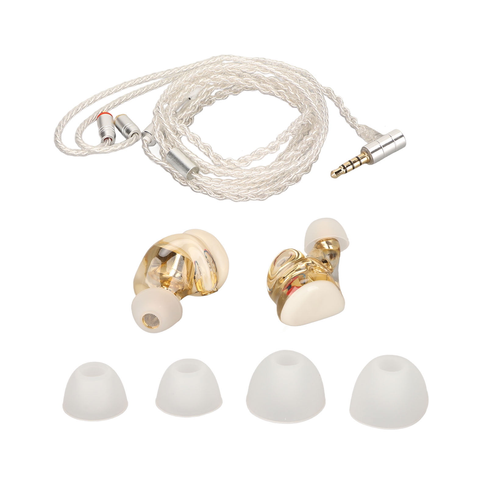 Resin Monitor Earphones Pure Copper Graphene Unit Wired Headphone with ...