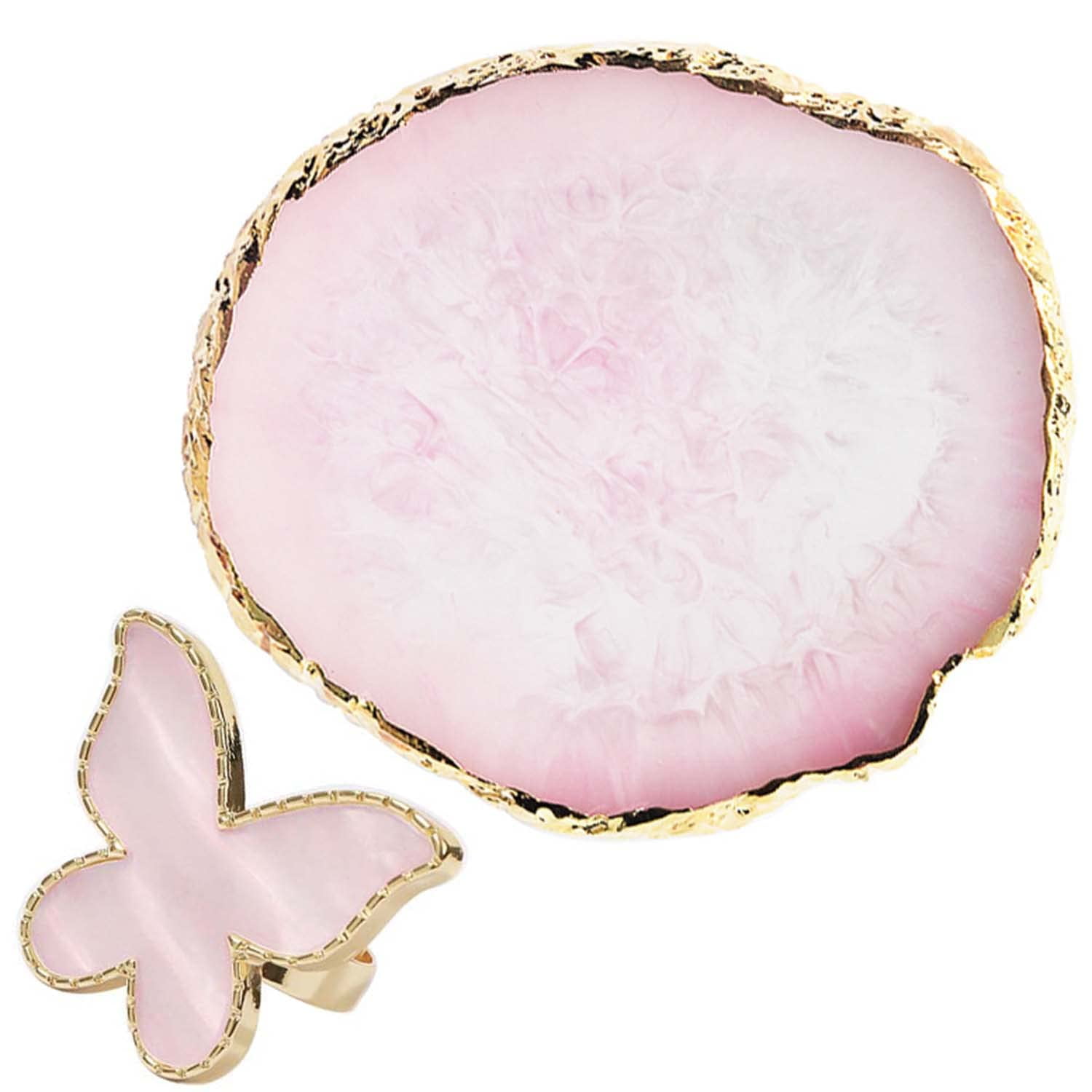 Resin Nail Art Palettes Set, 1 Pcs Resin Nail Art Palette and 1 Pcs ...