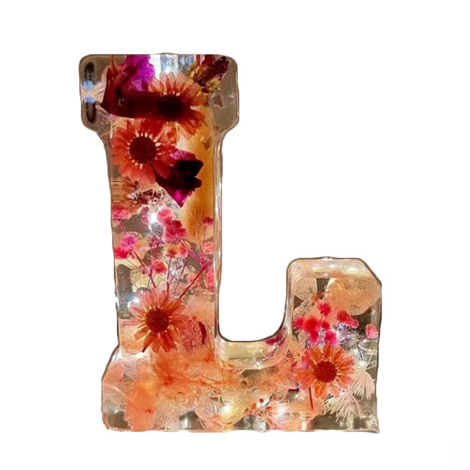 Resin Night Light, Lighted Ornament Outdoor Holiday, Alphabet, Flower ...