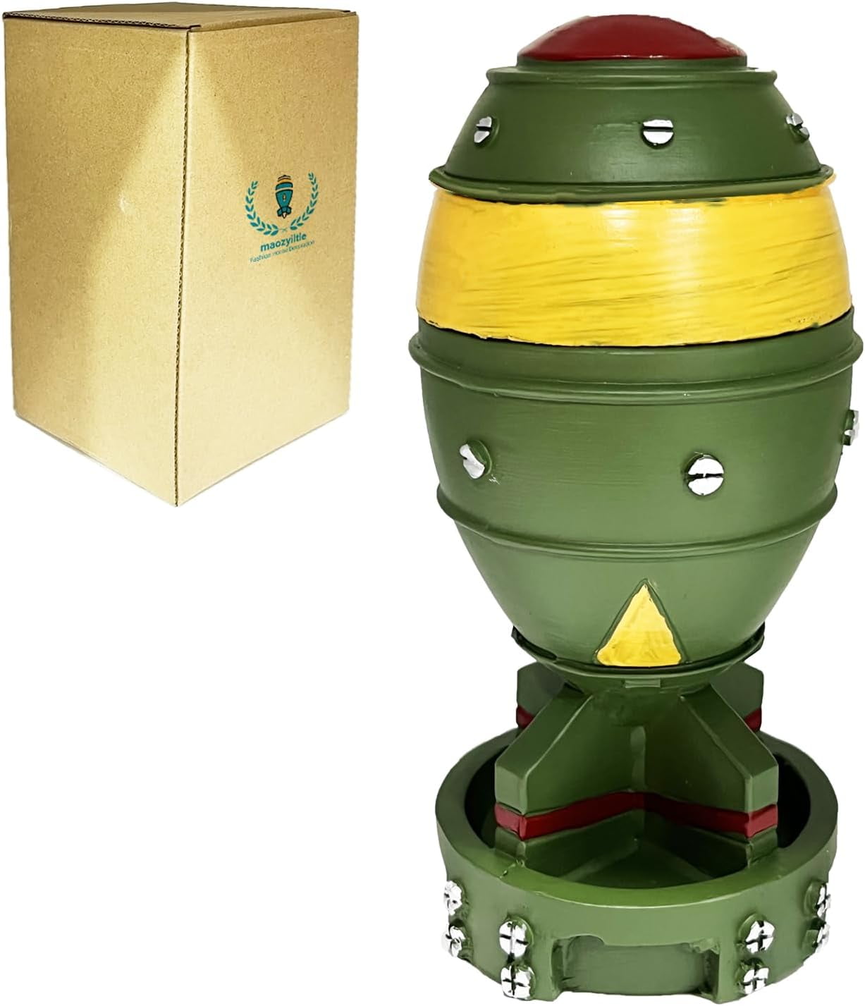 Resin Nuke Statue Mini Missile Bomb Storage Box Figurines,Military Fan ...
