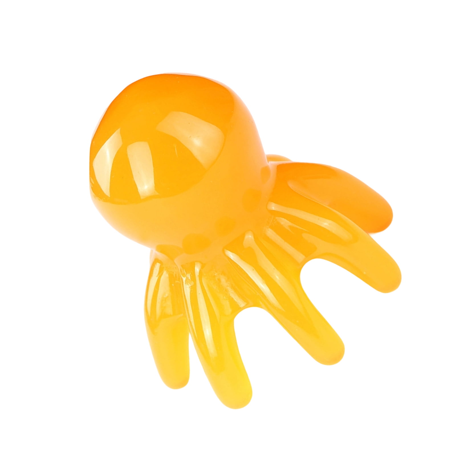 Resin Octopuses Head Massager Comb Meridians Points Scalp Massage Tools ...