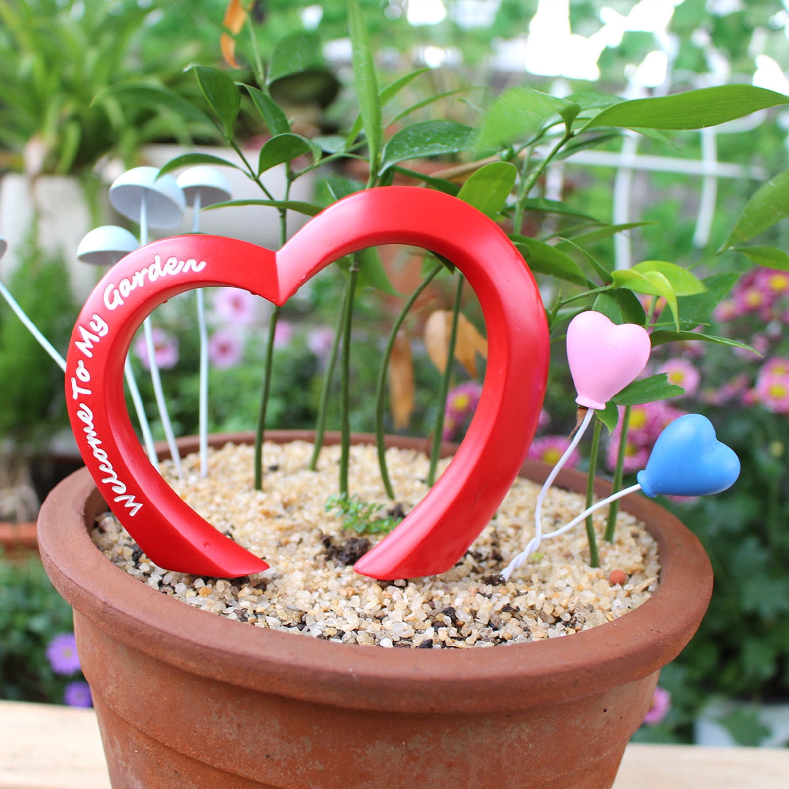 Resin Outdoor Ornaments, Courtyard Bonsai Decorations, Unique Home and ...