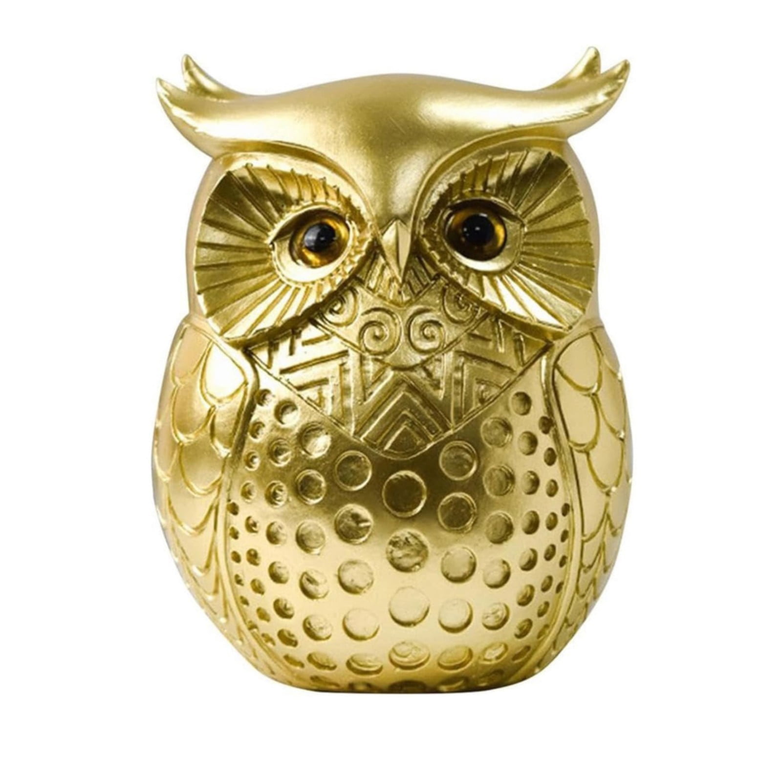 Resin Owl Decoration Resin Mini Owl Decoration Mini Handmade Statue ...