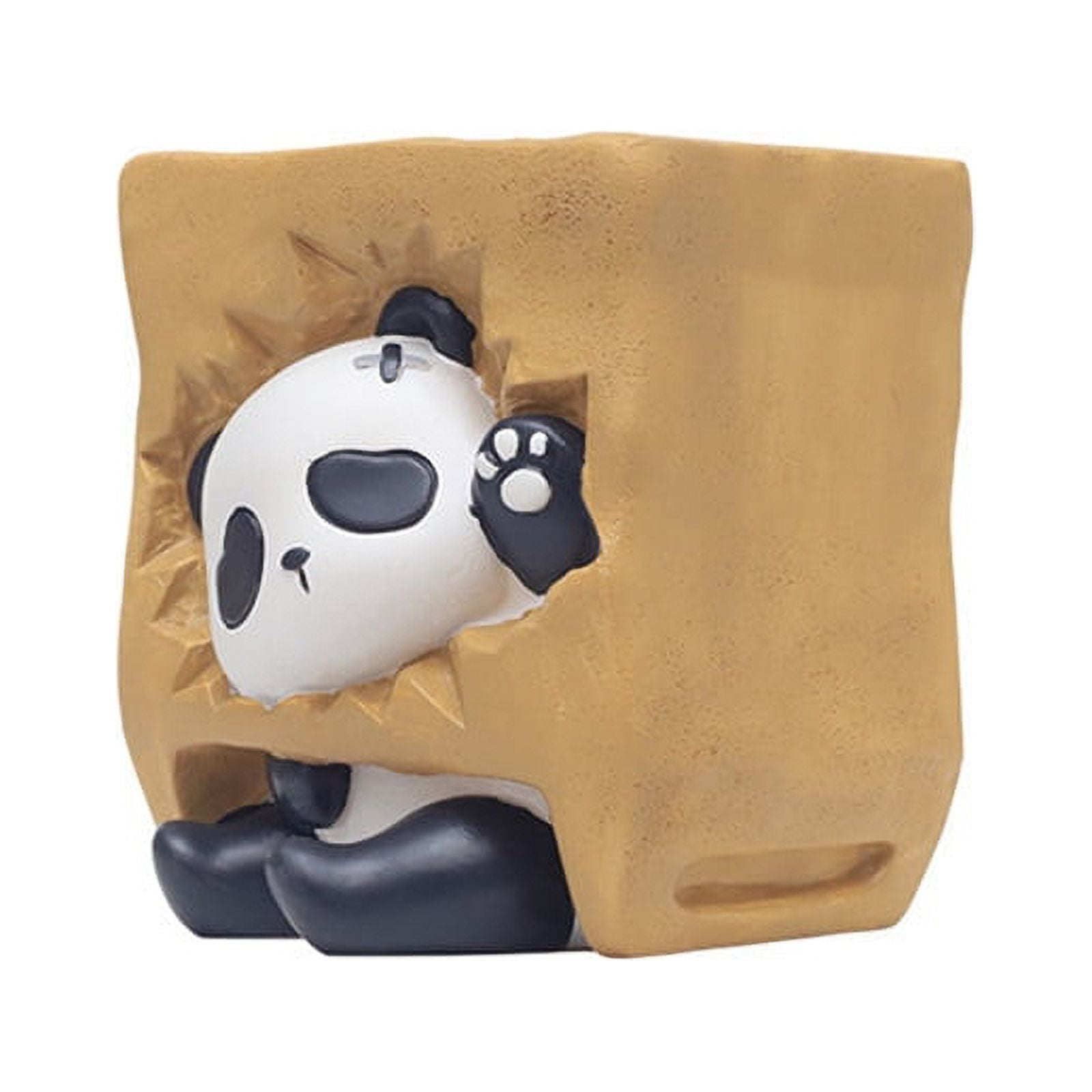Resin Panda Flower pots,Succulent Planter Pots Container with Drainage ...