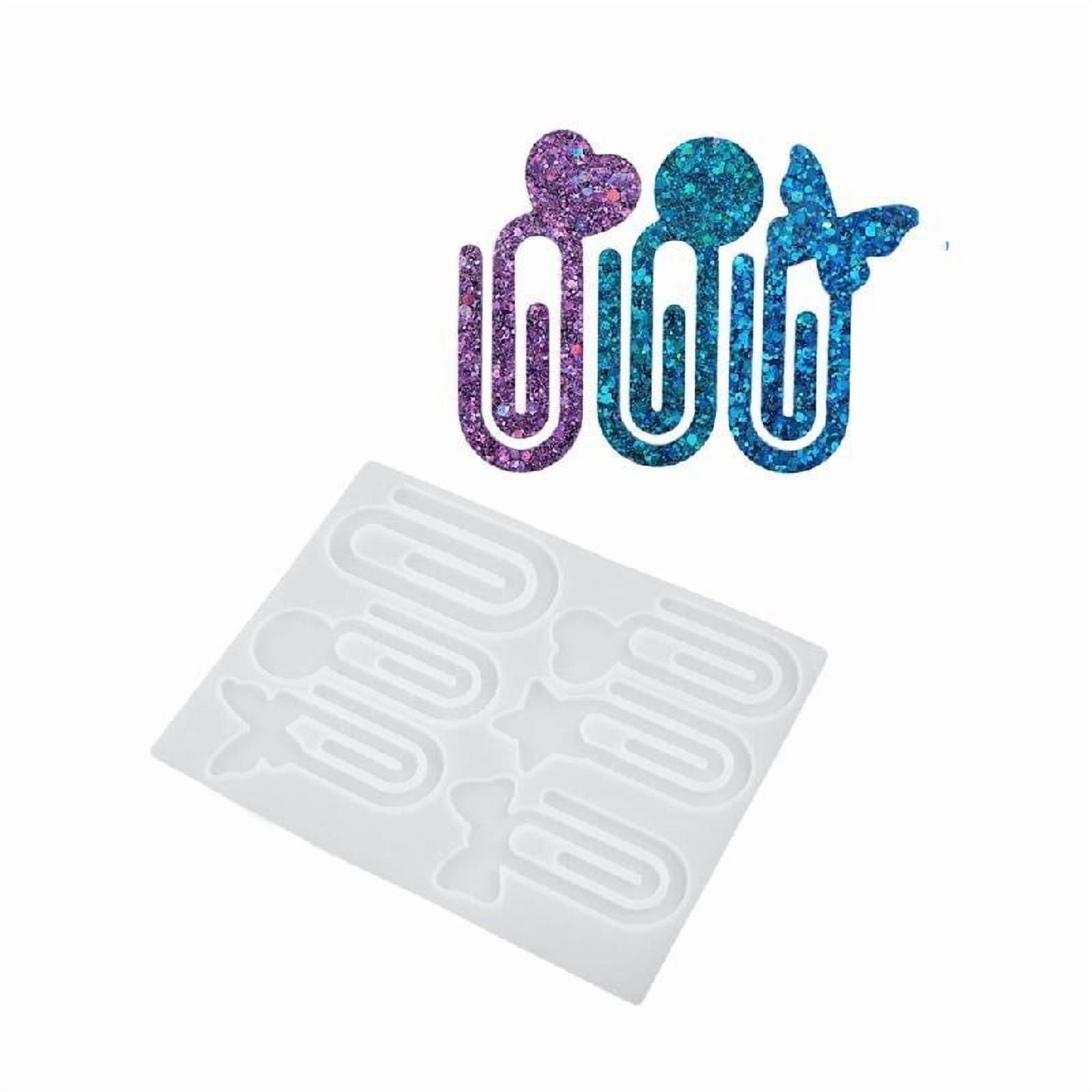 Resin Paperclip Silicone Molds For Epoxy Resin Paper Clamp Jewelry ...