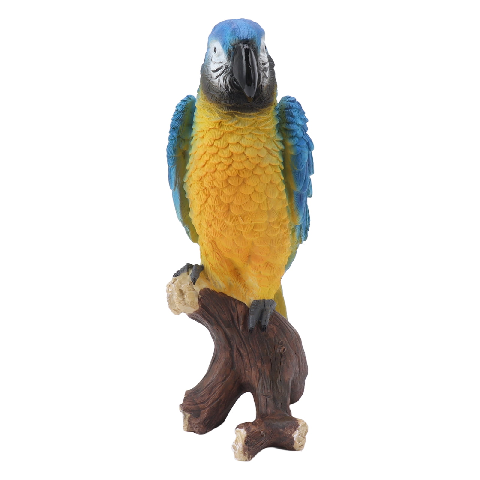 Resin Parrot Statue Simulation Parrot Decoration Resin Animals Figurine ...