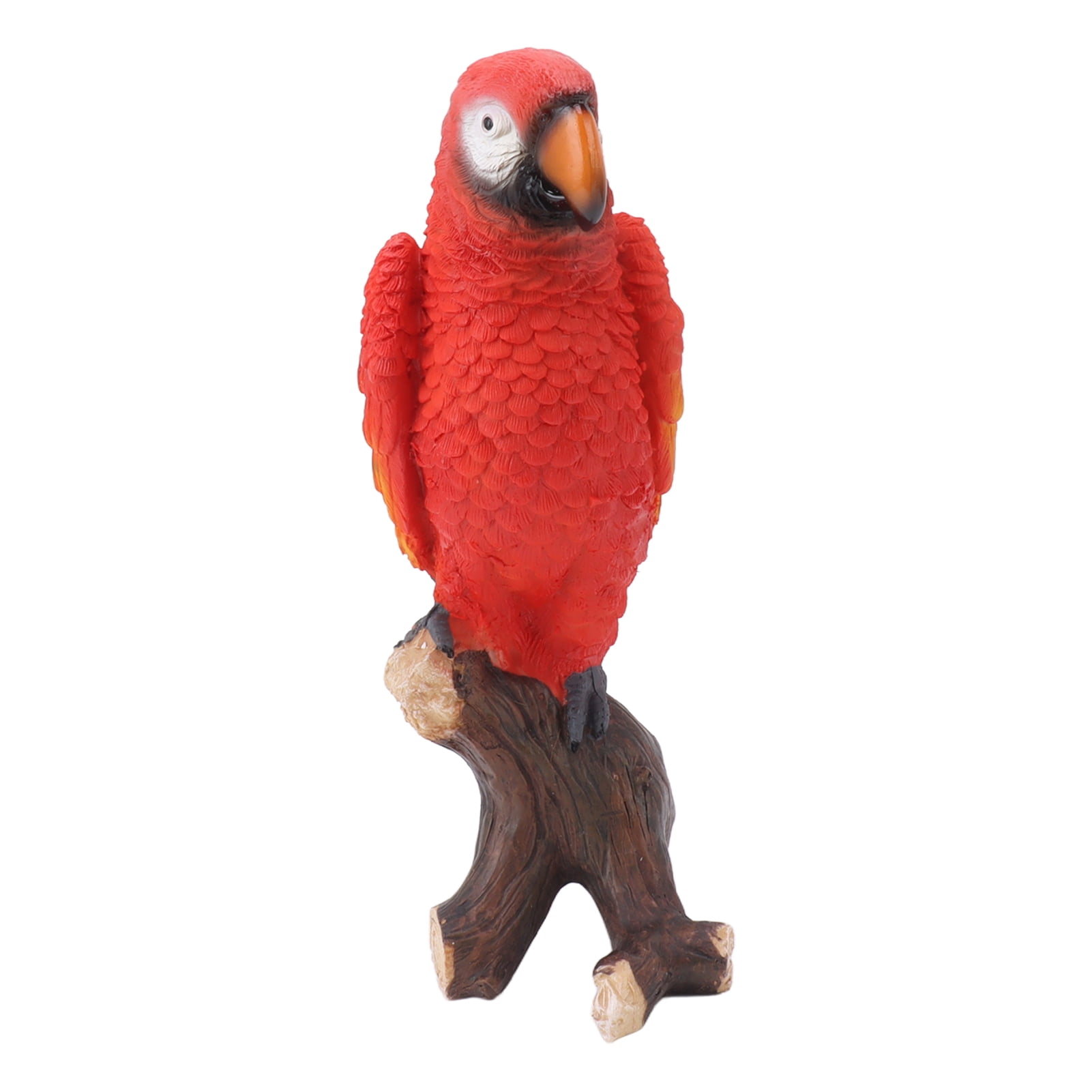 Resin Parrot Statue Simulation Parrot Decoration Resin Animals Figurine ...