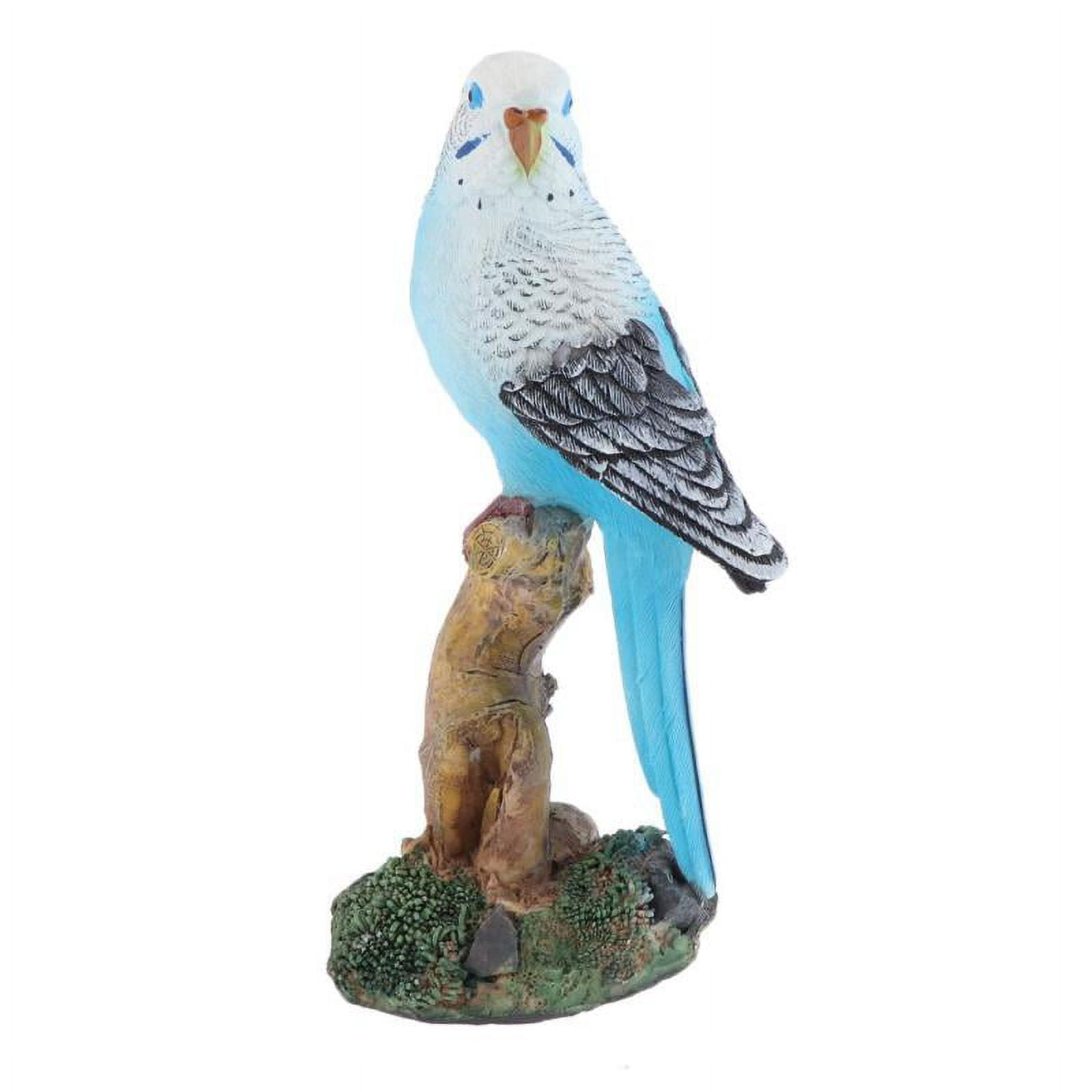 Resin Parrot Statue, Tropical Bird Figurines for Home Decor, Gift for ...