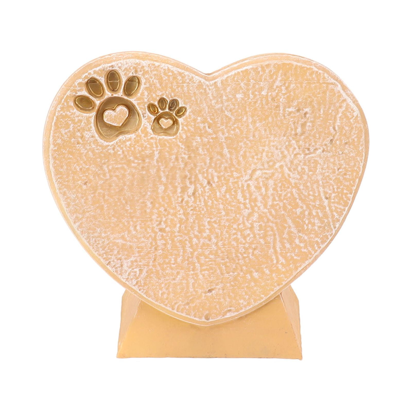 Resin Pet Memorial, Heart Shaped Tombstone For Beloved Animals, DIY ...