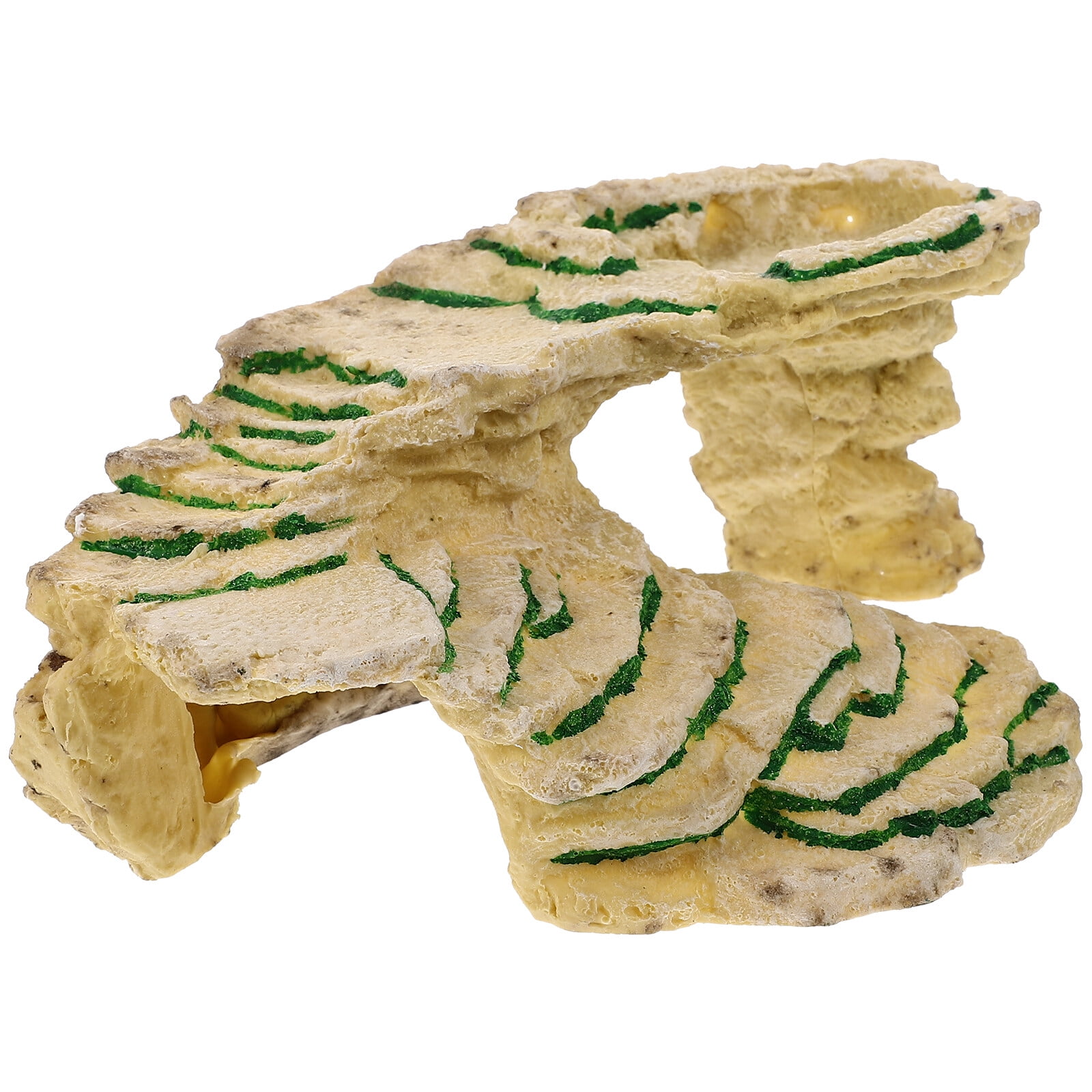 Resin Platform Cave Turtle Habitat Tortoise Basking Platform Turtle ...