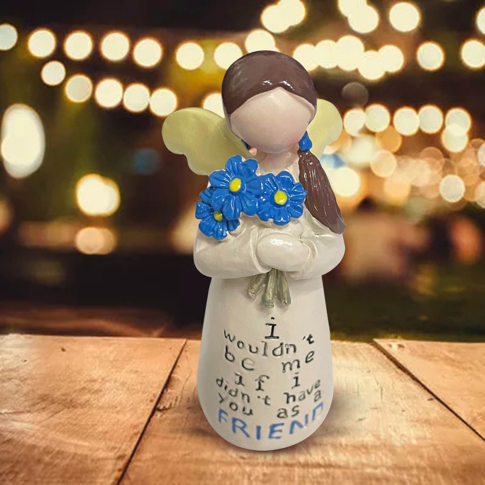 Resin Praying Angel Sculpture Figurine for Gifts Home Decoration ...