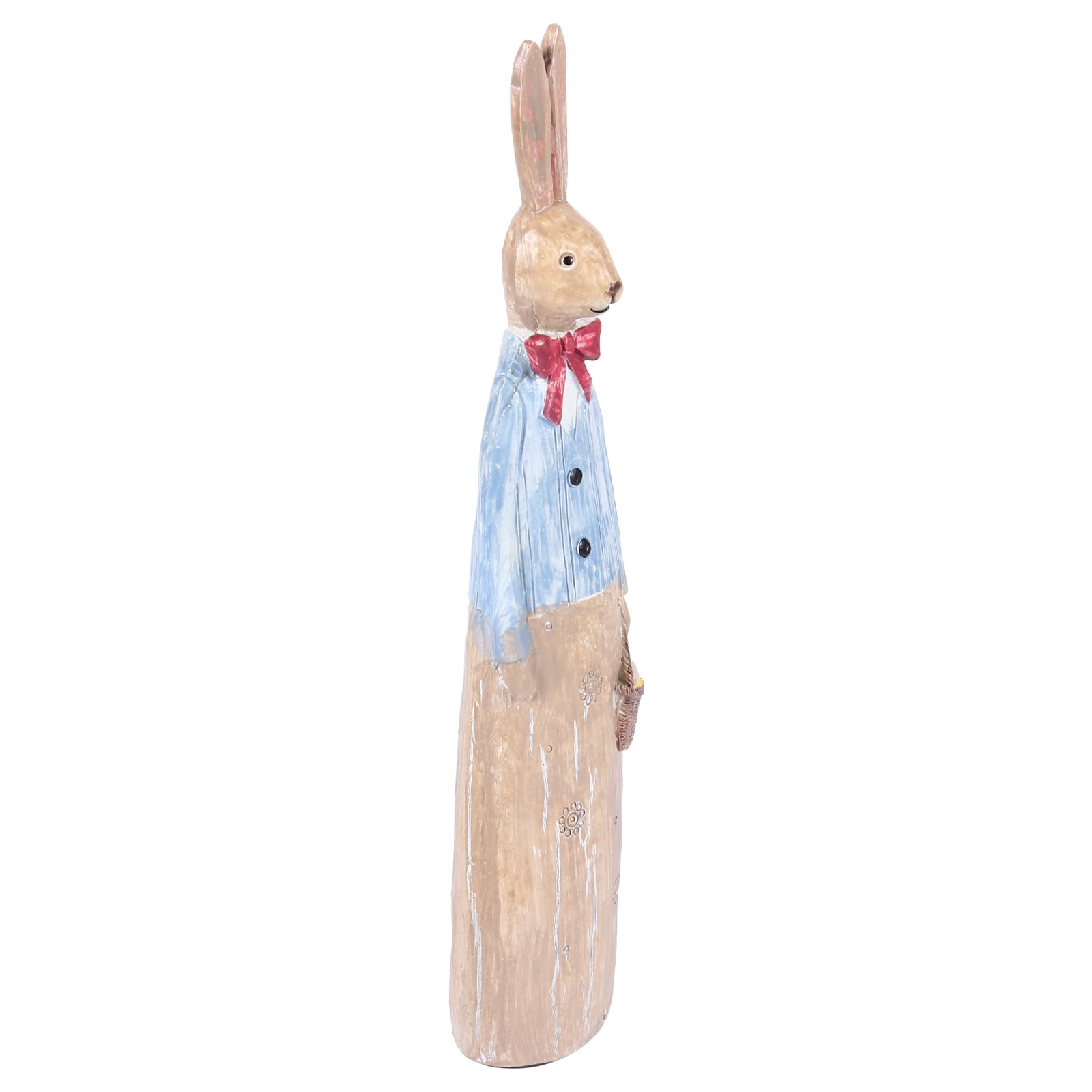 Resin Rabbit Ornament Resin Crafts Decorative Statuettes Desktop Decor ...
