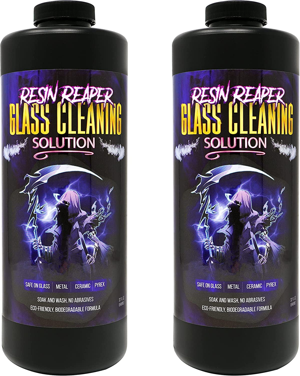 Resin Reaper Glass Cleaner 32 OZ | Pipe Cleaner | Safe on Glass, Metal ...