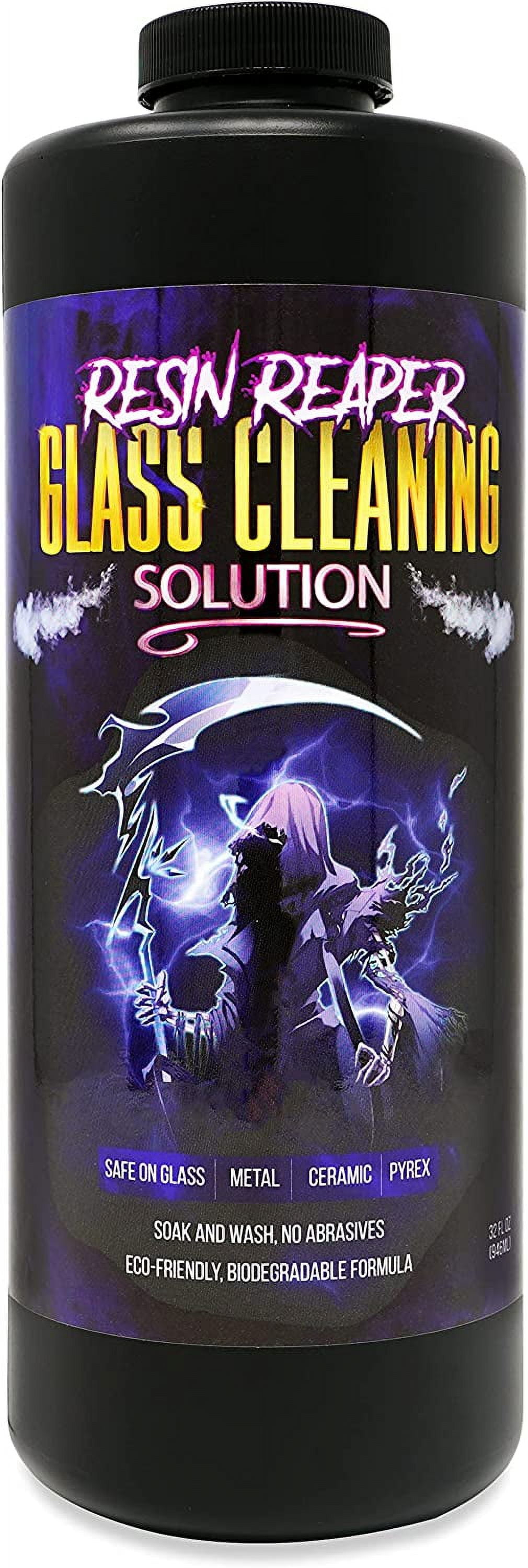 Resin Reaper Glass Cleaner 32 OZ | Pipe Cleaner | Safe on Glass, Metal ...