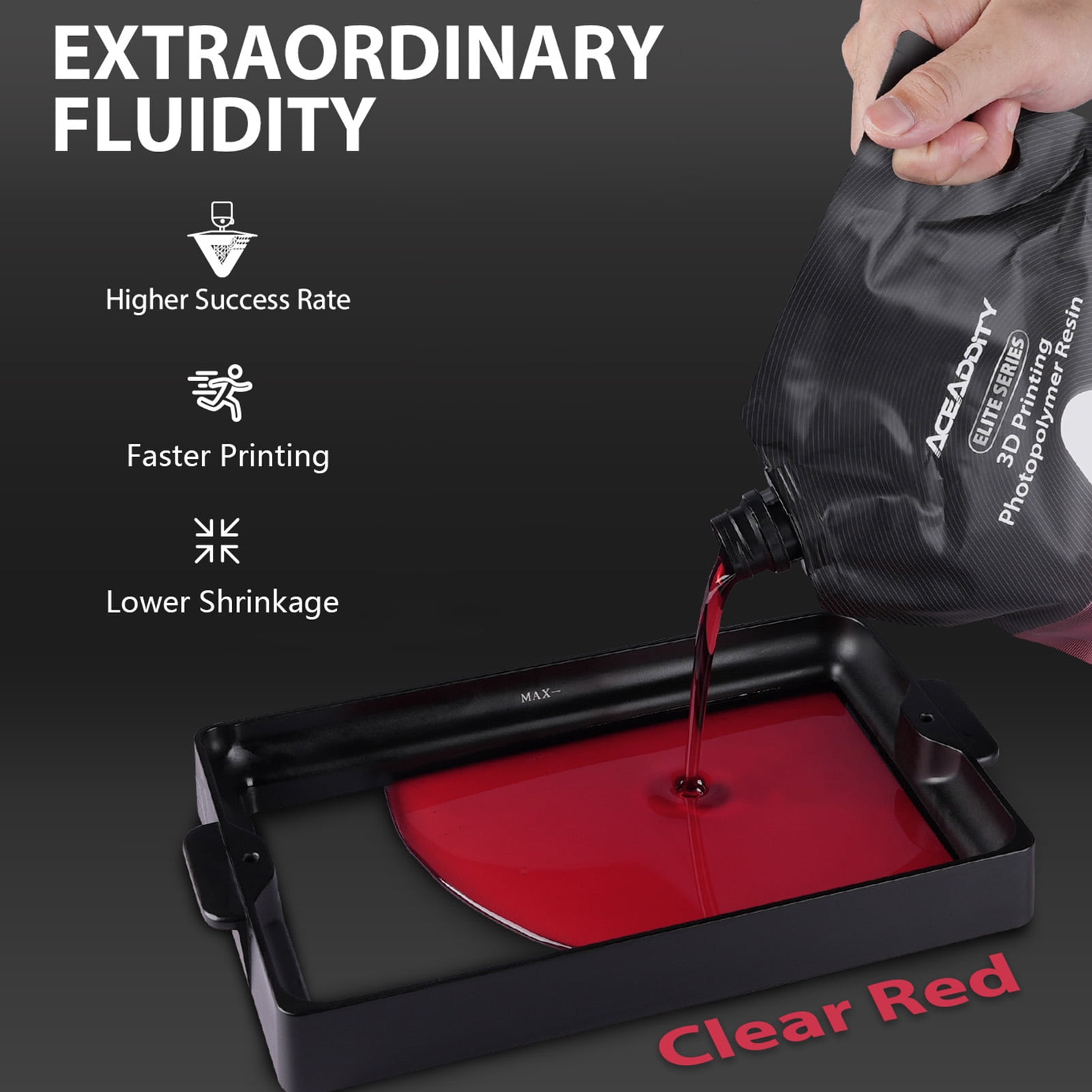 Resin,Resin Precision 3d Red - Printer 405nm Resin In Total 3d Printer ...